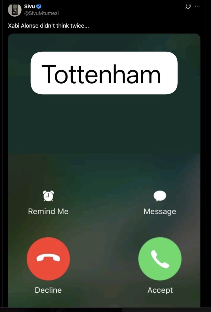 Meme Kocak Xabi Alonso Matikan HP Saat Tahu Spurs Cari Manajer Baru