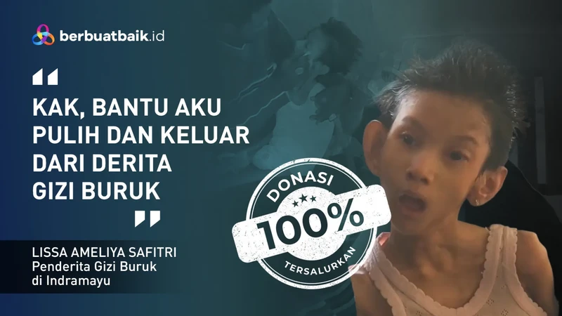 Derita Anak Buruh Bangunan, Tubuh Hanya Terbaring Lemas dan Kurus Diberi Makan Air Tajin ...