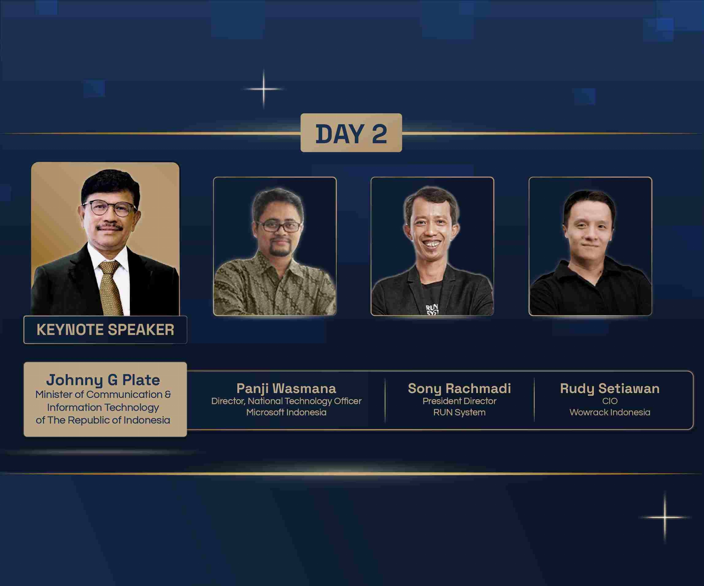 Jadwal Speakers CNBC Indonesia Tech Conference per Day