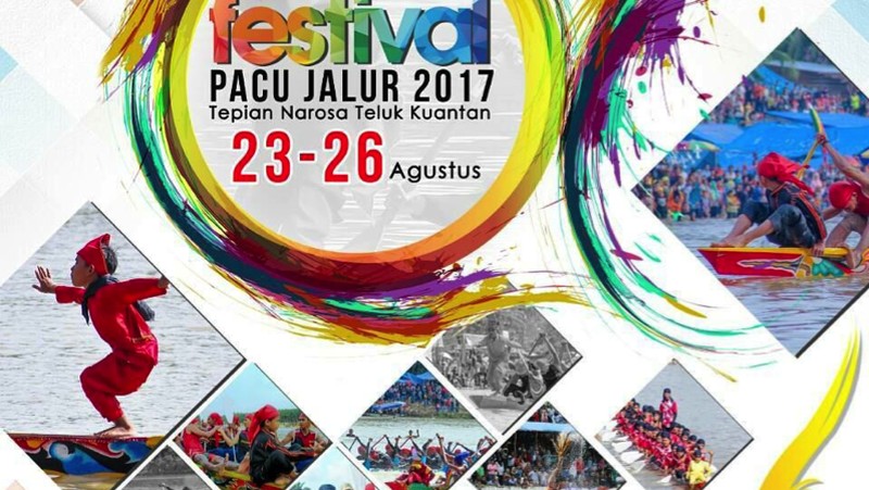 Pacu Jalur Logo Sukesekan Festival Pacu Jalur Kecamatan Sentajo Raya