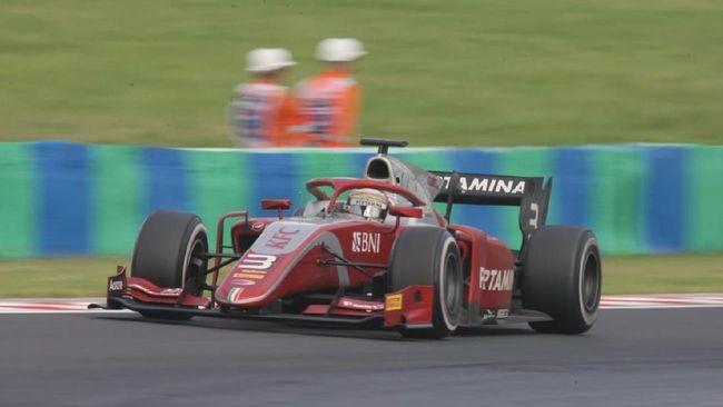 Tim Pertamina Raih Podium Pertama Balapan F2 di Hungaria