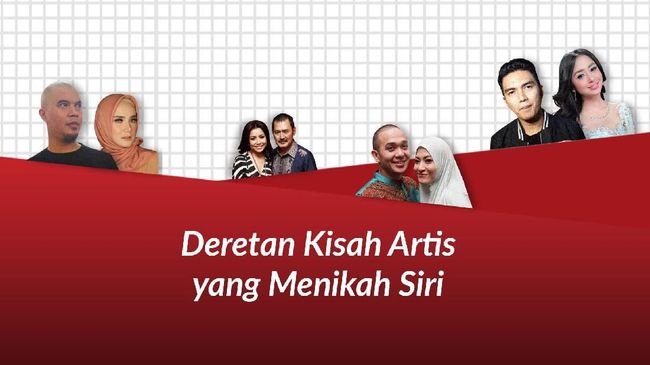 Infografis: Deretan Kisah Artis yang Menikah Siri
