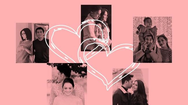 Infografis: Bulan Penuh Cinta Para Artis