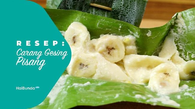 Resep Carang Gesing Pisang