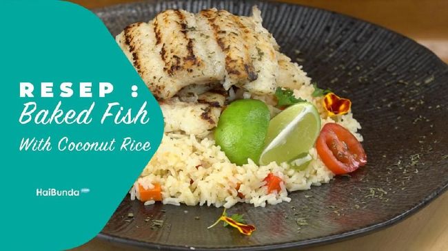 Resep Baked Fish With Coconut Rice