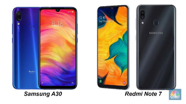 Samsung Galaxy A30 Vs Redmi Note 7, Ini Kisaran Harganya?