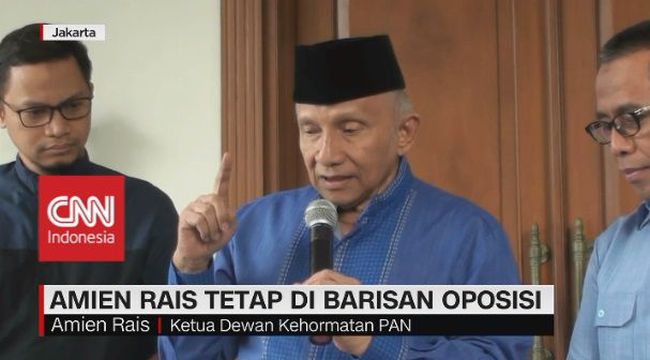 VIDEO: Amin Rais Tetap di Barisan Oposisi