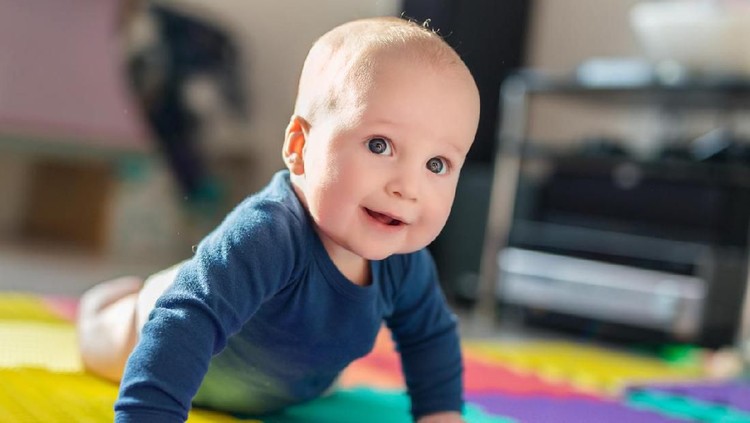 Perkembangan Bayi 7 Bulan, Mulai Merangkak dan Belajar Berekspresi Perkembangan Bayi 7 Bulan, Mulai Merangkak dan Belajar Berekspresi