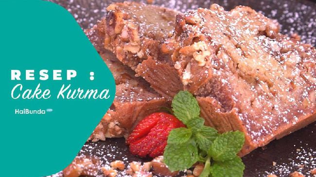 Resep Cake Kurma