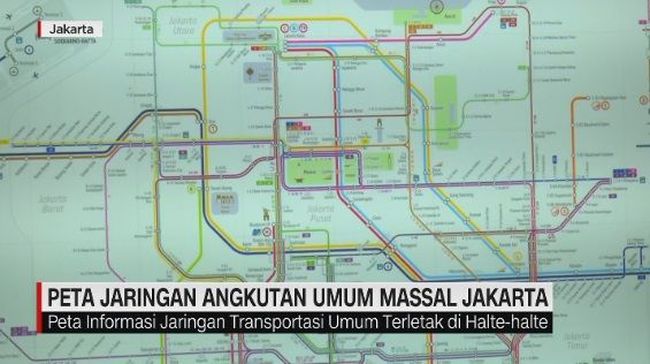 VIDEO: Peta Jaringan Angkutan Umum Massal Jakarta