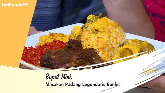 Bopet Mini, Masakan Padang Legendaris Benhil