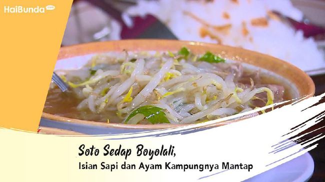 Soto Sedap Boyolali, Isian Sapi dan Ayam Kampungnya Mantap