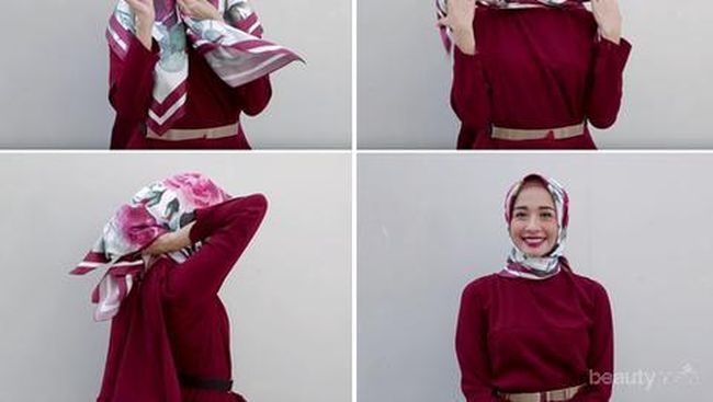 Ladies, Ini 4 Cara Memakai Hijab Segitiga agar Tampilan Lebih Stylish!