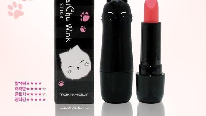 Review Pengguna: Tony Moly Cat Chu Wink Lipstick
