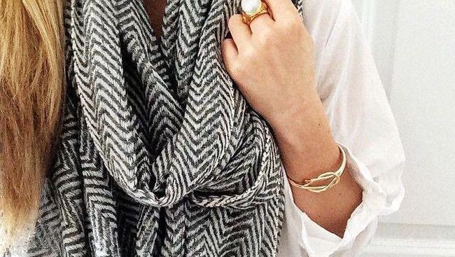 Inspirasi Gaya Syal Stylish