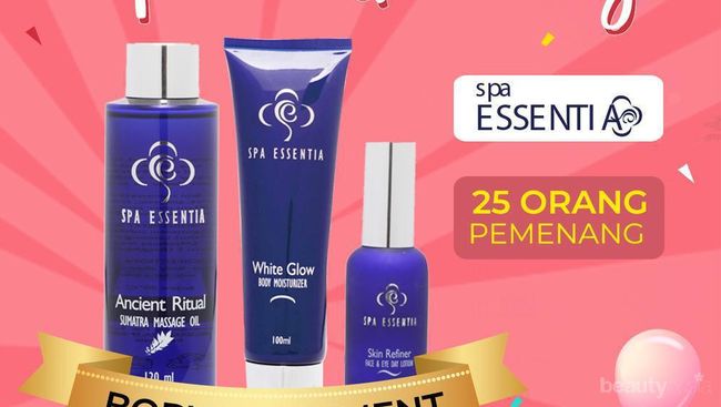 [Winner Announcement] Spa di Rumah dengan Produk Spa Essentia, Praktis!