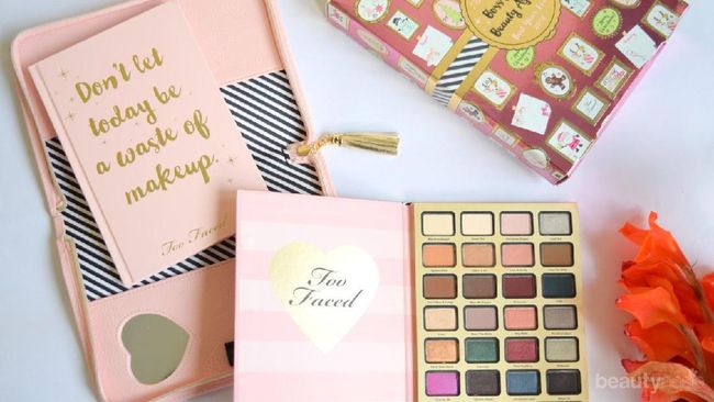#NEWS Mengintip Gemasnya Bundling Kosmetik dan Buku Diary Too Faced ...