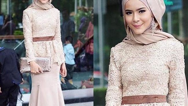 Model Kebaya Hijab Modern Para Selebgram Ini Terlihat Kekinian dan Bisa ...