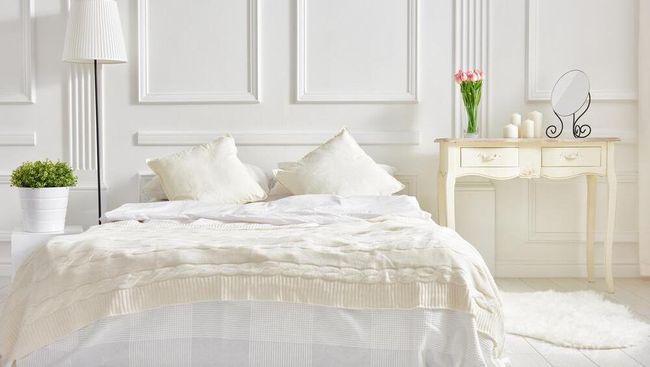 5 Inspirasi Kamar Serba Putih yang Menenangkan Agar Terlihat Bersih dan ...