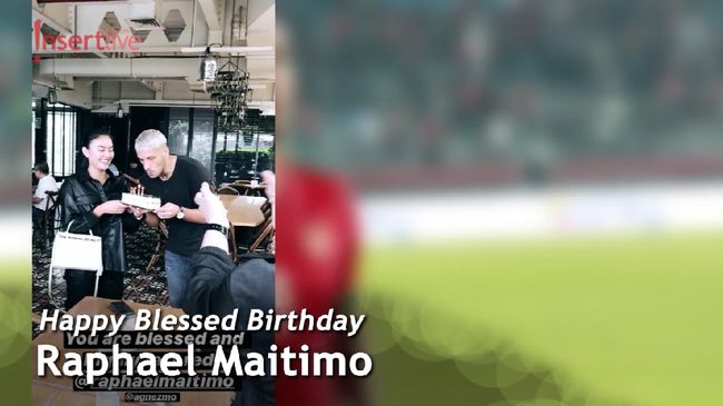 Ulang Tahun, Raphael Maitimo Dapat Kejutan dari Agnez Mo
