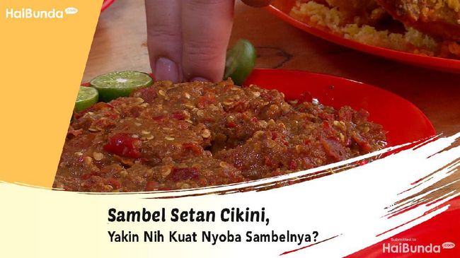 Sambel Setan Cikini, Yakin Nih Kuat Nyoba Sambelnya?
