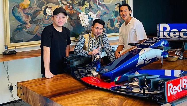 Sayap Mobil F1 Sean Gelael Dibeli Raffi Ahmad Seharga Rp1 Miliar