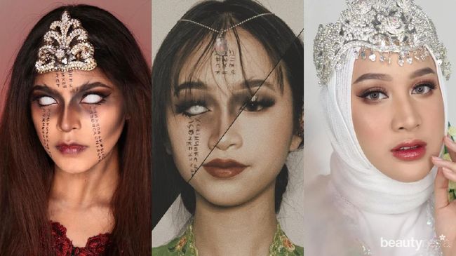 Deretan Beauty Influencer Re-Create Makeup Video Lathi, Hasilnya ...