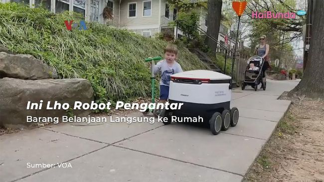 Ini Lho Robot Pengantar Barang Belanjaan Langsung ke Rumah