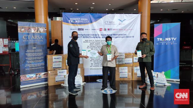 CT Arsa dan Transmedia Salurkan Donasi Covid-19 Tahap 8