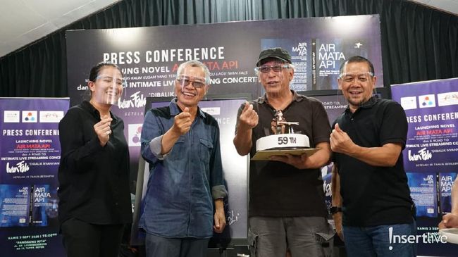 Ulang Tahun ke-59, Iwan Fals Bangga 12 Lagunya Jadi Cerita Novel