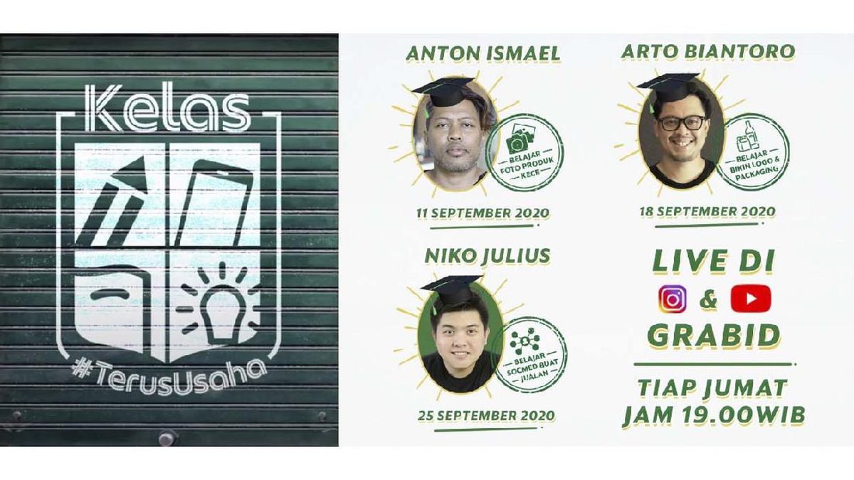 Belajar Desain Logo dan Kemasan di Kelas Usaha Grab