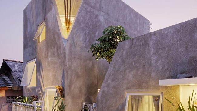 Keren! Rumah Ini Dibangun di Gang Sempit Bermodal Rp450 Juta