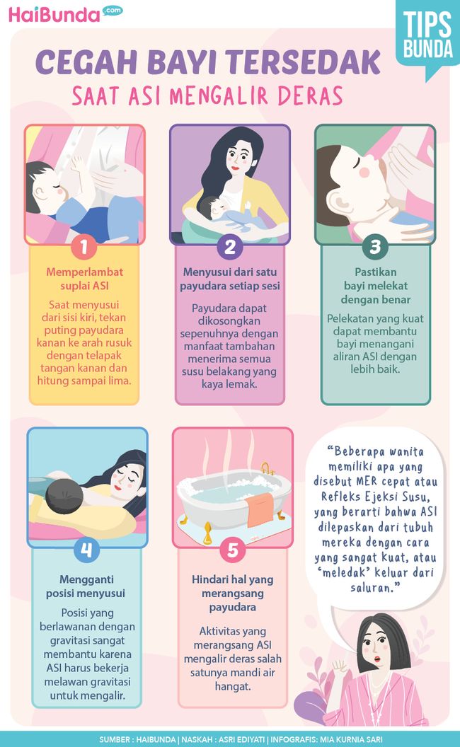 5 Tips Cegah Bayi Tersedak Saat ASI Mengalir Deras