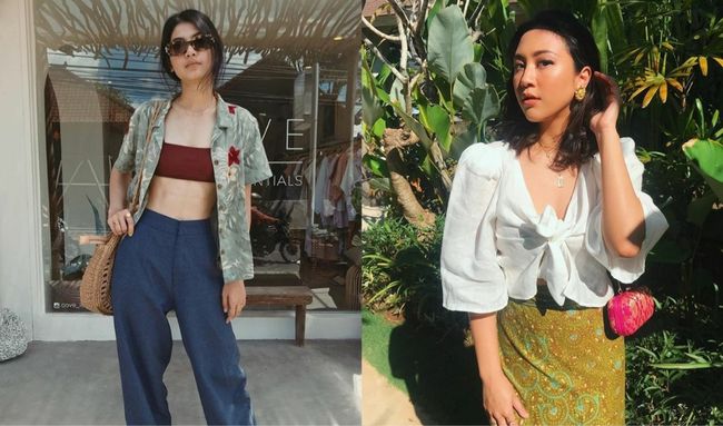 Adu Gaya Fashion Windy Apsari dan Sherina Munaf