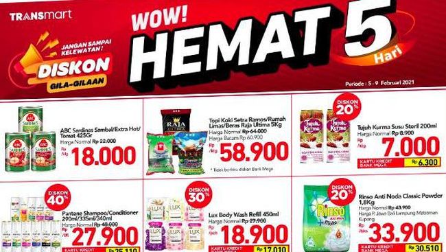 Bunda, Jangan Lewatkan Promo Beras dan Popok di Transmart