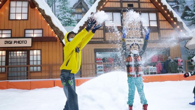 Promo Tahun Baru Main Salju di Trans Snow World Bintaro, Ini Caranya Bun