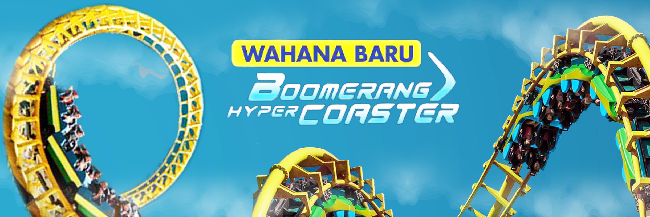 Coba Yuk, Wahana Baru Boomerang Hyper Coaster di Trans Studio Cibubur