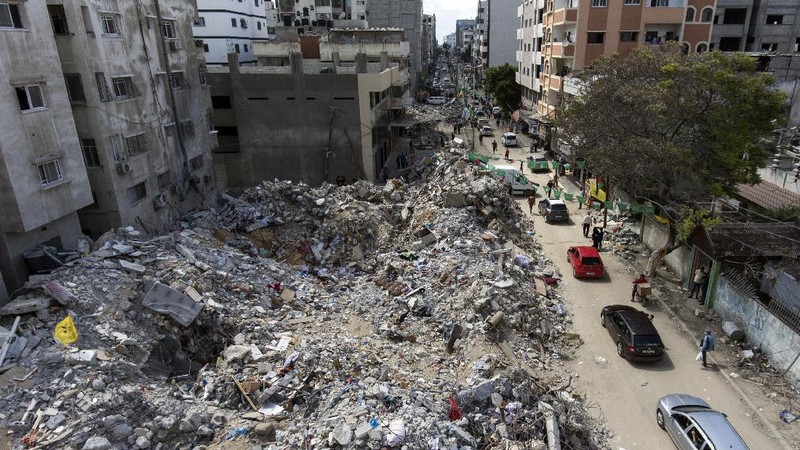 Hancur Lebur, Kondisi Gaza Pasca Gencatan Senjata - Foto 6