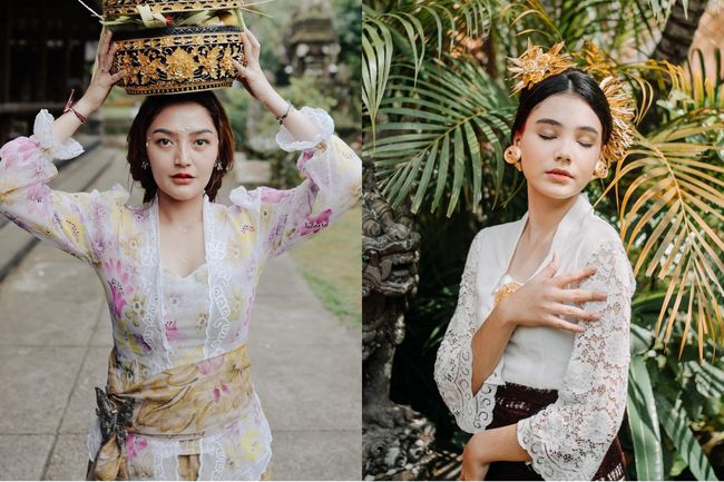 Inspirasi Warna Kebaya Bali ala Selebriti Tanah Air, Anggun dan Cantik