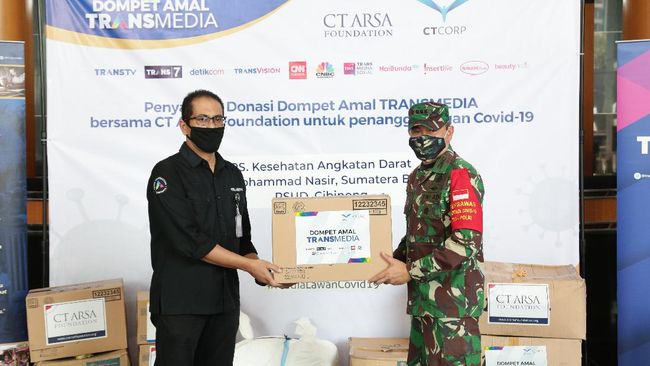 Dompet Amal TRANSMEDIA bersama CT ARSA Foundation Salurkan Donasi Tahap ke-10 untuk Penanganan ...
