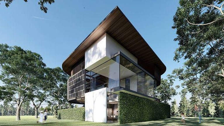 Intip Desain Rumah Baru Ayu Ting Ting Modern Yang Megah Foto 1 7085