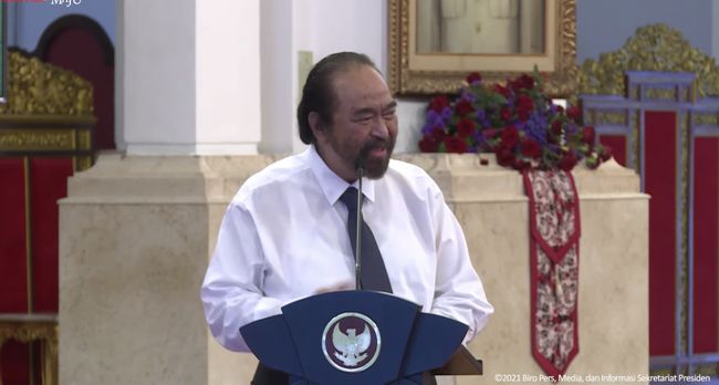 Tiba-Tiba Surya Paloh Temui Jokowi di Istana, Ada Apa?