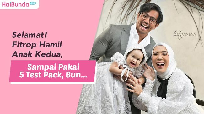 Selamat! Fitrop Hamil Anak Kedua, Sampai Pakai 5 Test Pack, Bun...