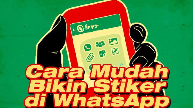 Cara Membuat Stiker WhatsApp Langsung Dalam Aplikasi, Super Gampang