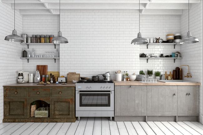 5 Model Kitchen Set Minimalis untuk Dapur Kecil di Rumah, Rak Terbuka ...