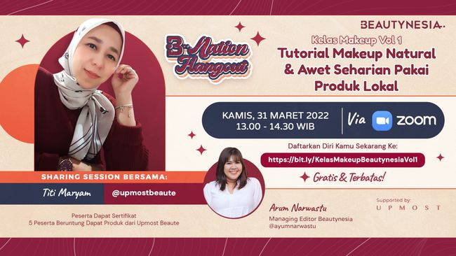 Daftar Kelas Makeup untuk Pemula Vol 1 di Sini