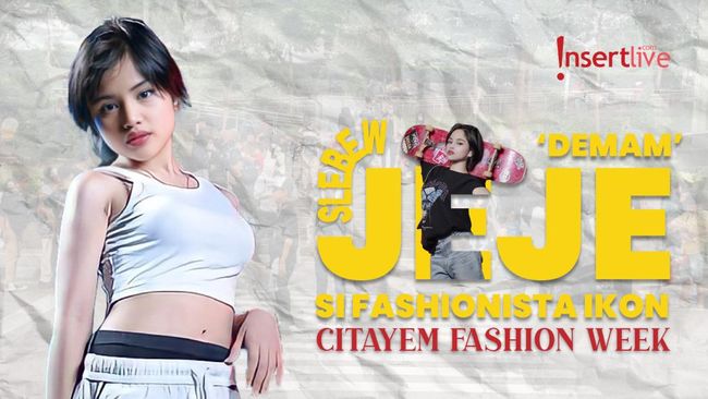 Infografis: 'Demam' Jeje Si Fashionista Ikon Citayem Fashion Week