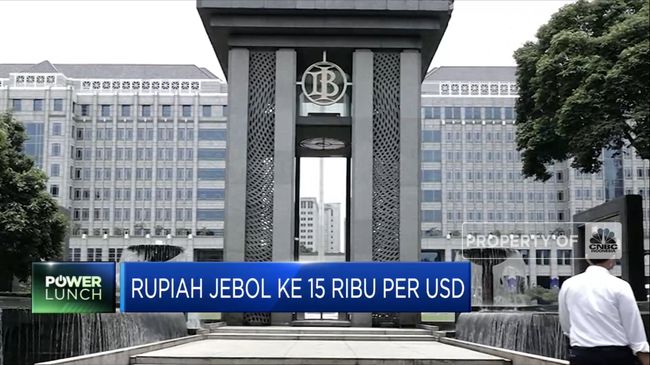 Rupiah Jebol, Tembus Rp 15 Ribu Per Dollar AS