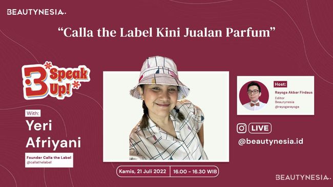 Nonton IG Live B-Speak Up! Bersama Calla the Label