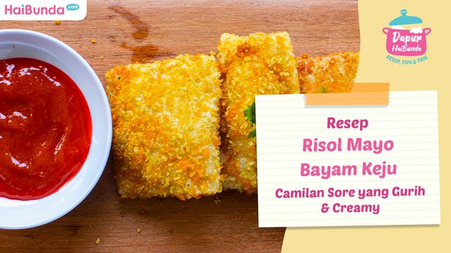 Resep Risol Mayo Bayam Keju, Camilan Sore yang Gurih & Creamy